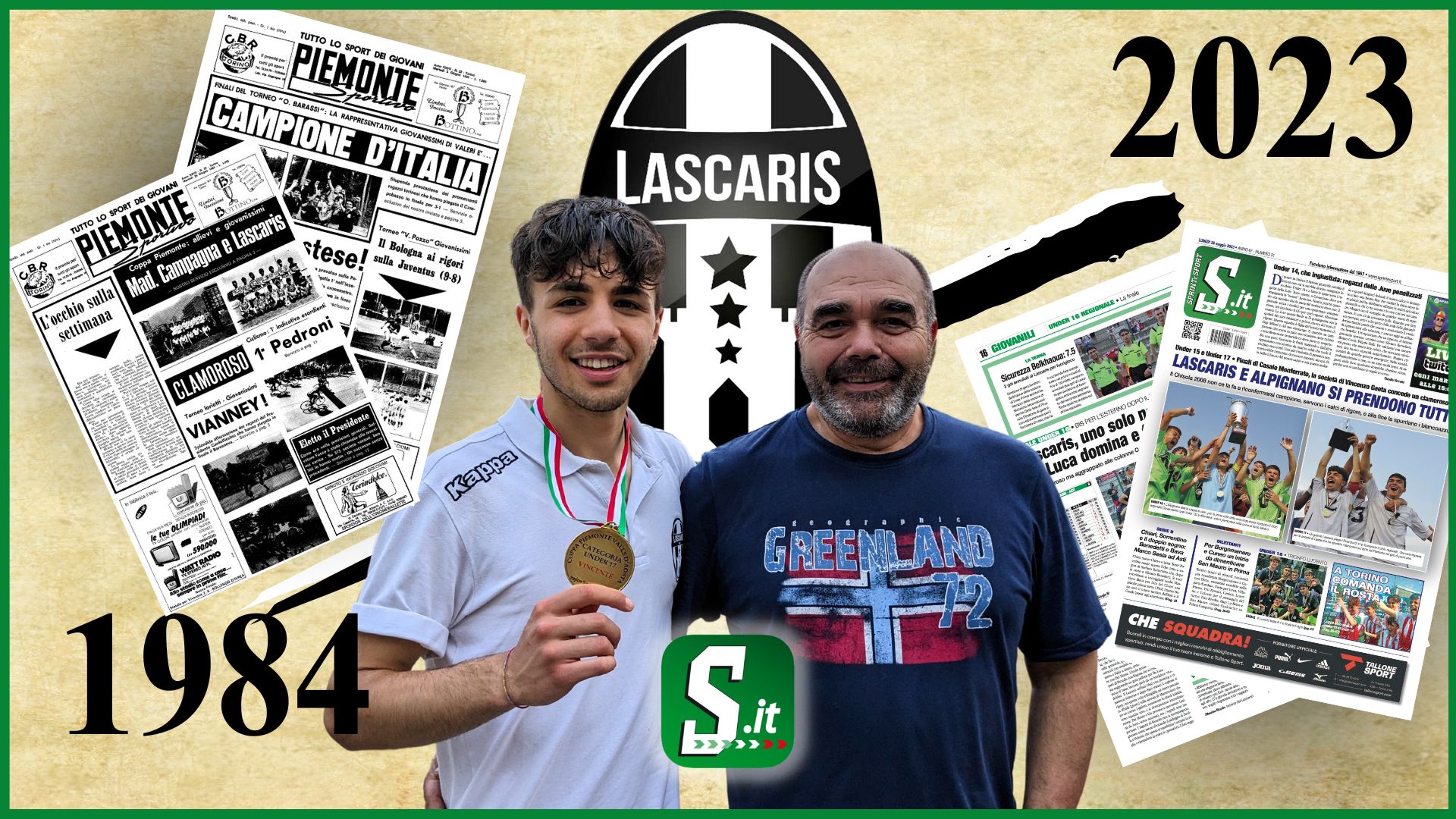 «Guarda papà, sono come te!» Dopo 39 anni il figlio è campione da ...